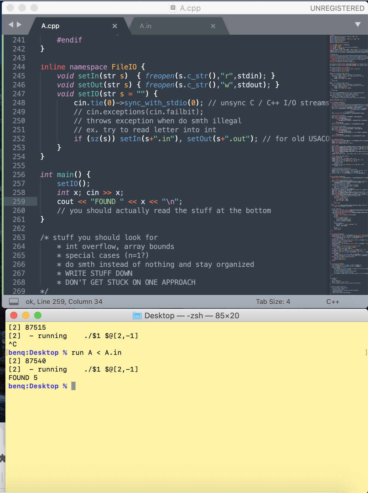 Use Terminal In Sublime Text General ions USACO Forum